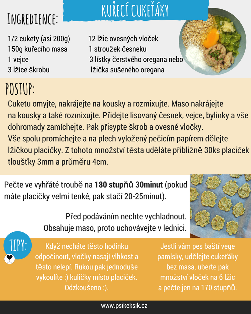 Kuřecí cukeťáky - PSÍ KEKSÍK